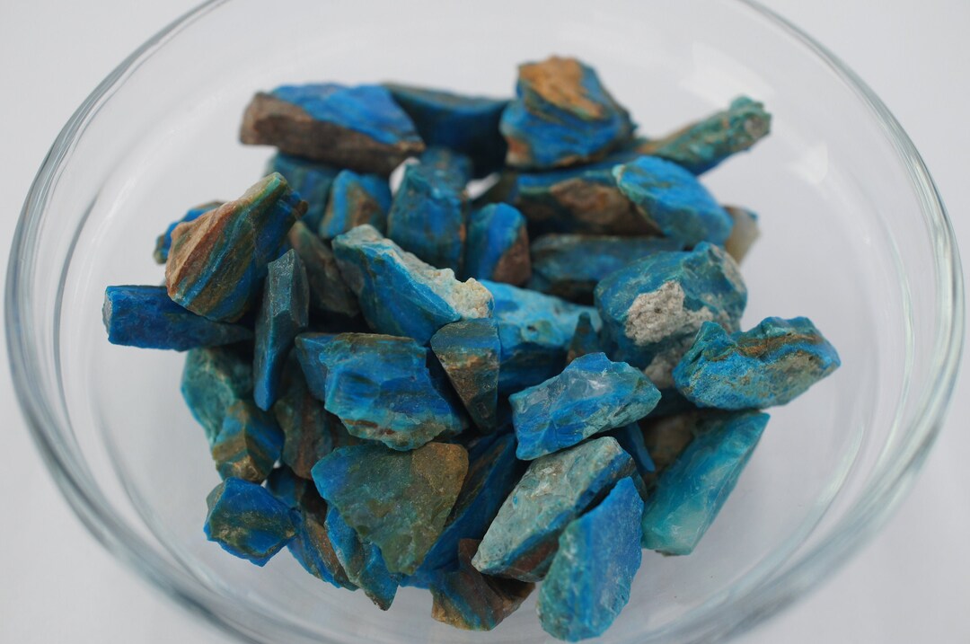 Chrysocolla Rough Xsmall Chrysocolla Stone - Etsy