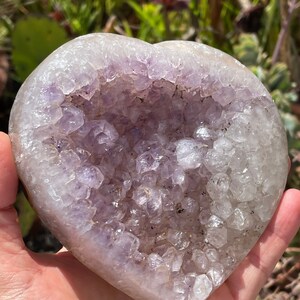 Amethyst Heart, Raw Amethyst Heart - Etsy