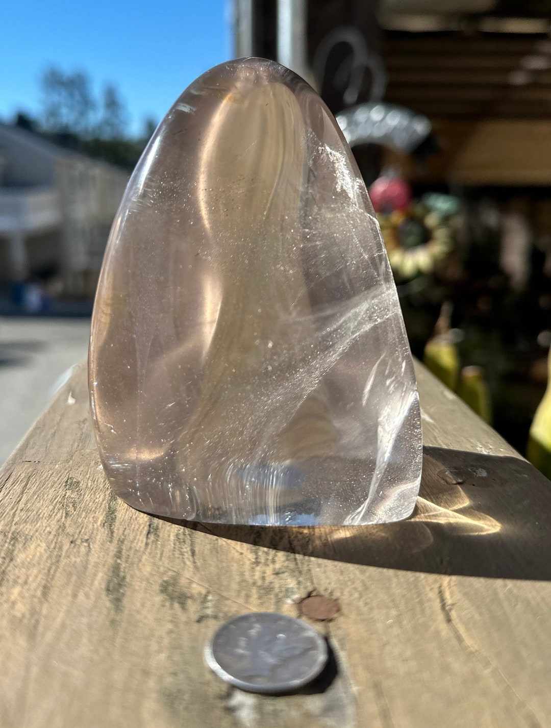 Clear Quartz Sculpture | Phantom Quartz | Water Clear Quartz - Etsy