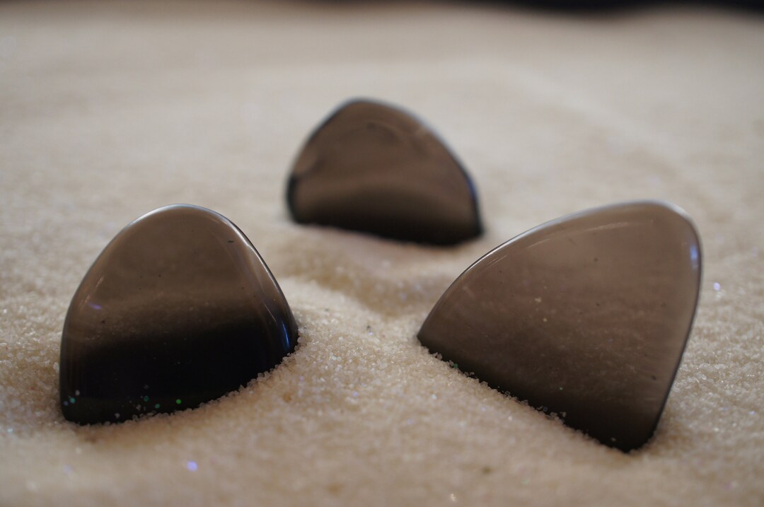 Apache Tear Tumbled Slice - Etsy