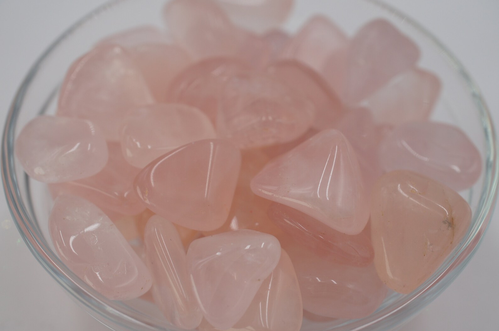 Small Pink Girasol Tumbled Stone - Etsy