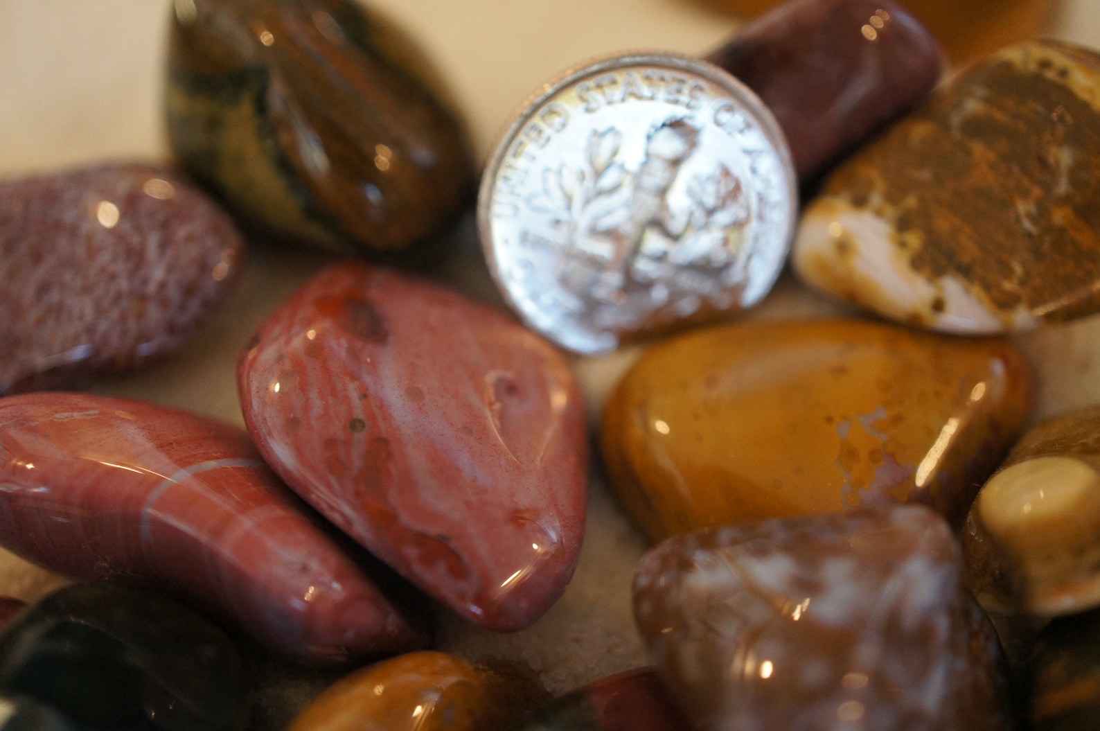 Small Ocean Jasper Tumbled Stone - Etsy