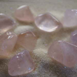 Small Pink Girasol Tumbled Stone - Etsy