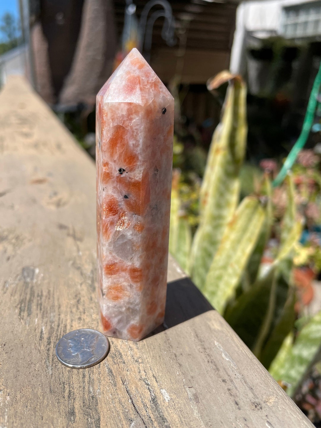 Sunstone Point, Feldspar, Sunstone - Etsy