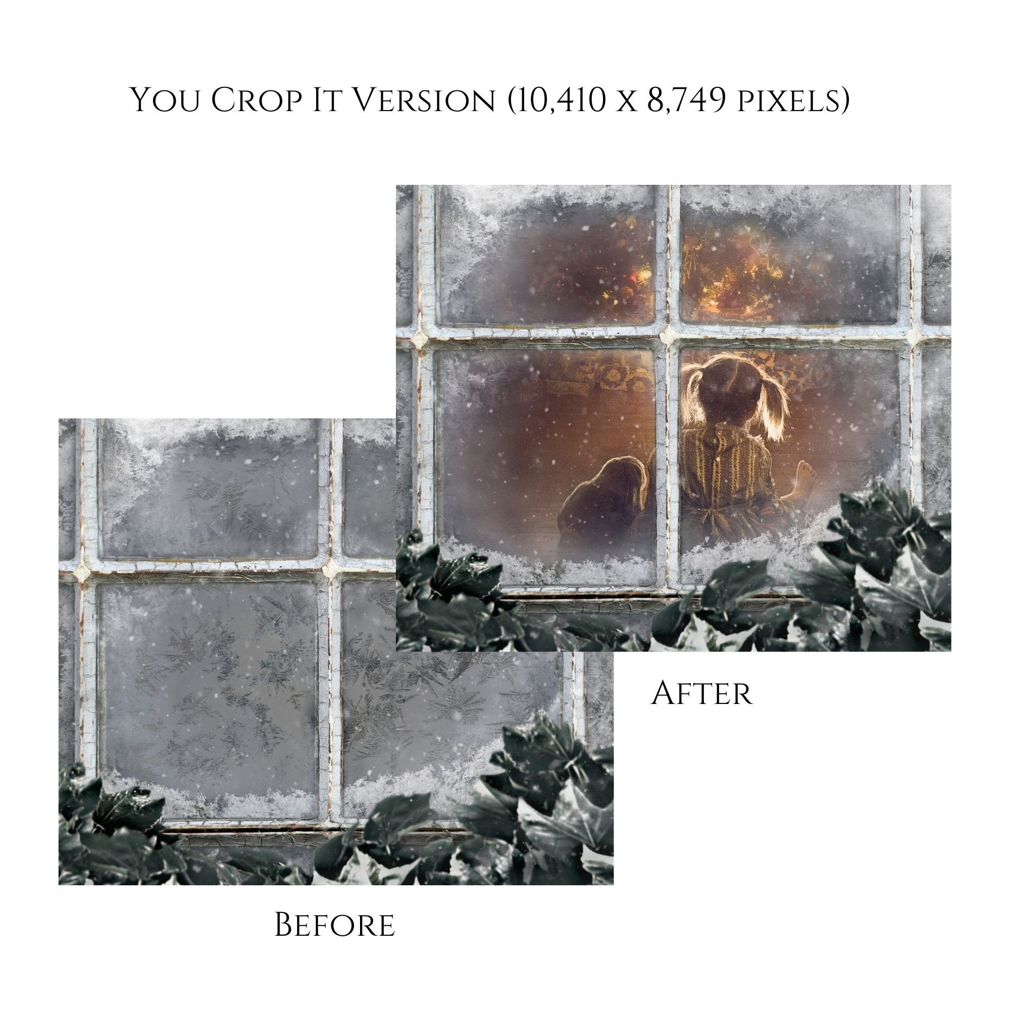 JD Icy Window Pane PSD Files - Etsy