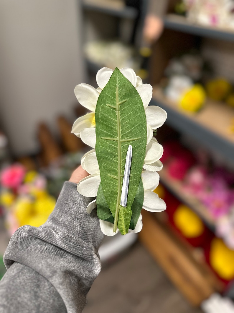 Plumeria Flower Hula Hair Piece for Hawaiian Hula Dancer,casual,wedding ...