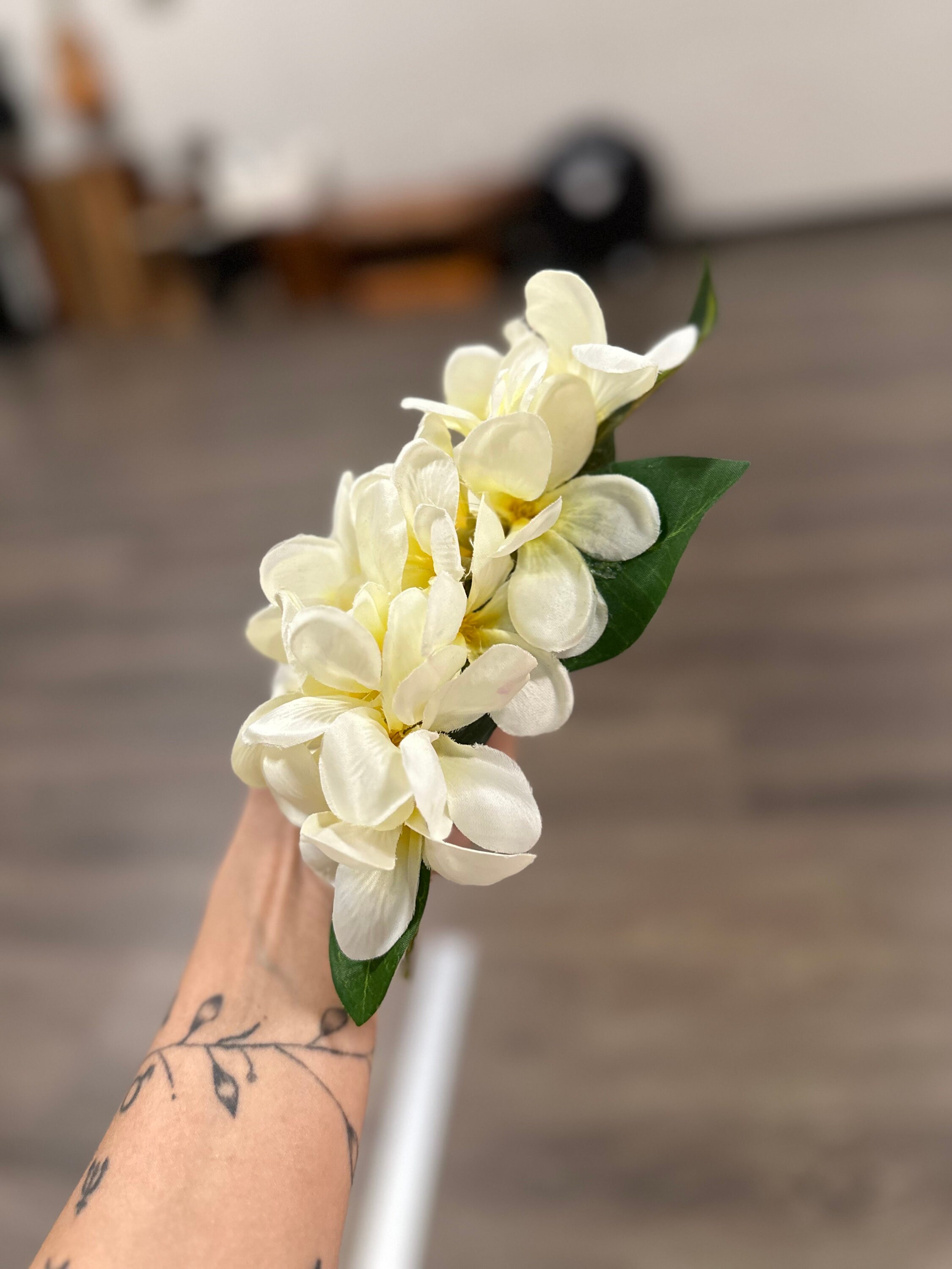 Plumeria Flower Hula Hair Piece for Hawaiian Hula - Etsy