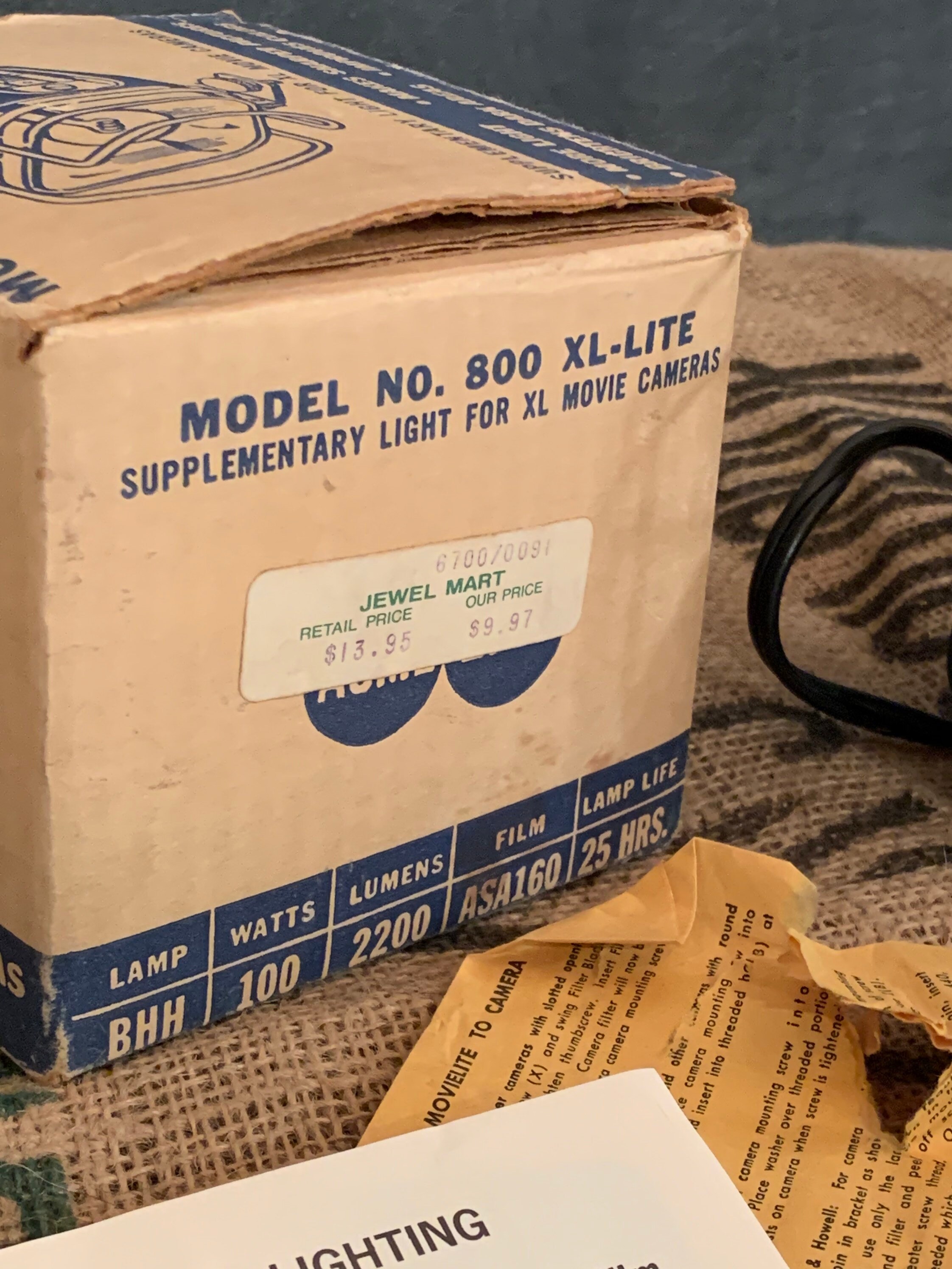 Vintage Camera Light Acme-lite 800 Xl - Etsy