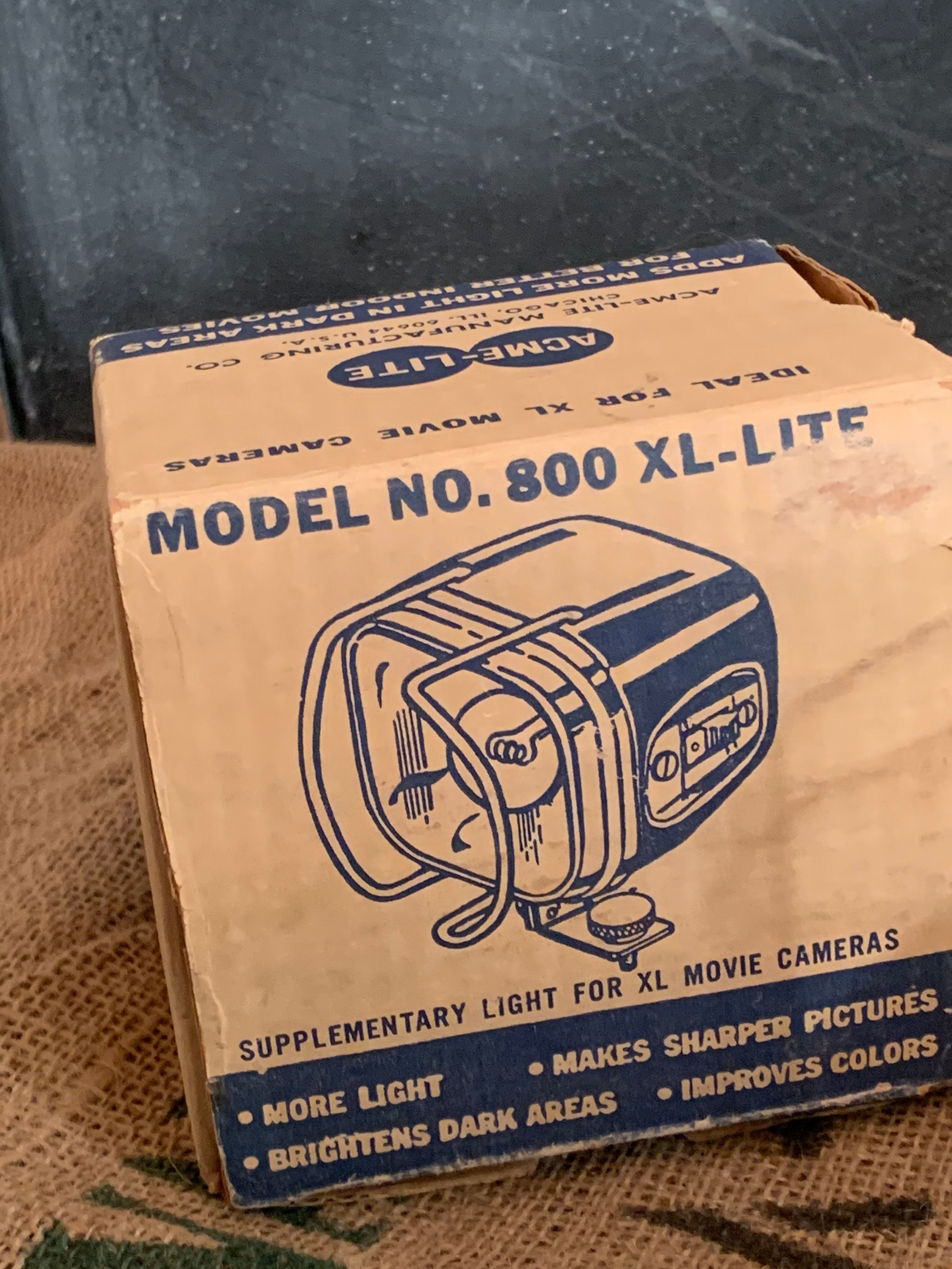 Vintage Camera Light Acme-lite 800 Xl - Etsy