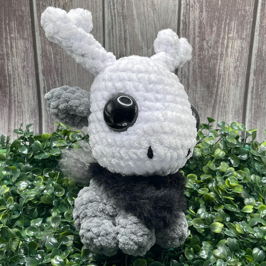 9 Inch Cute Crochet Wendigo Plush With Optional Rattles - Etsy