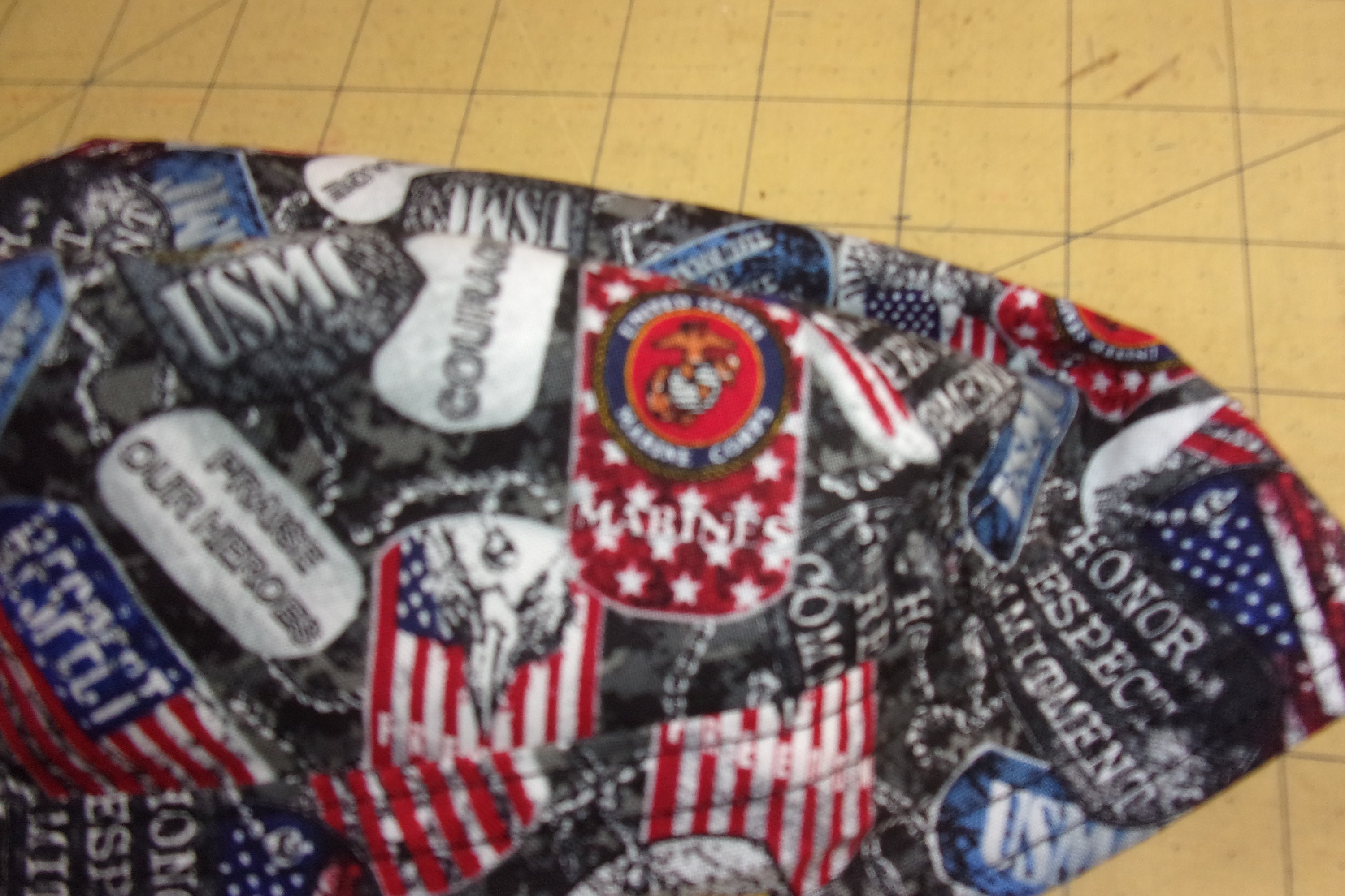 USMC Biker Style Skull Cap Doo Rag - Etsy