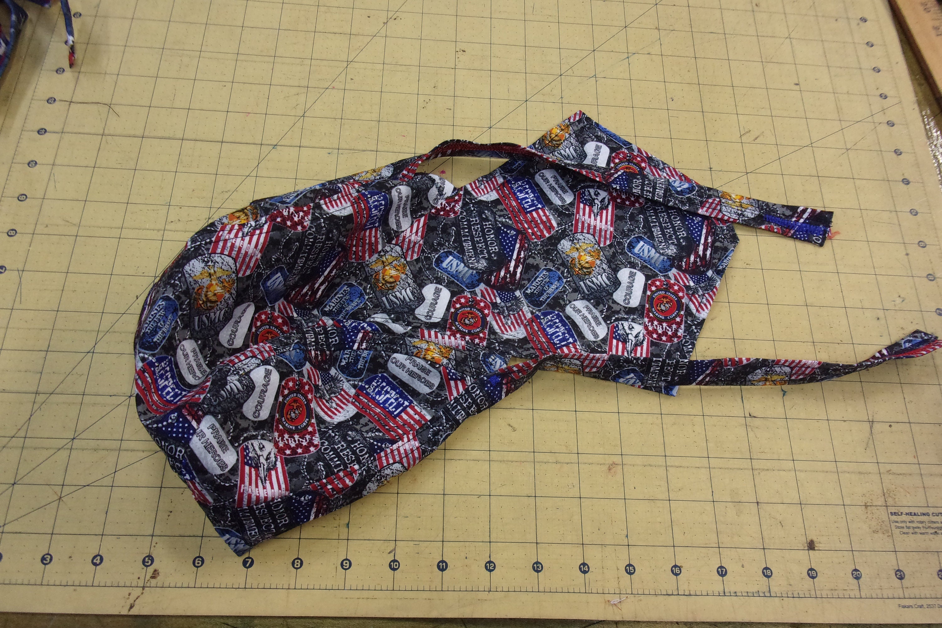 USMC Biker Style Skull Cap Doo Rag - Etsy