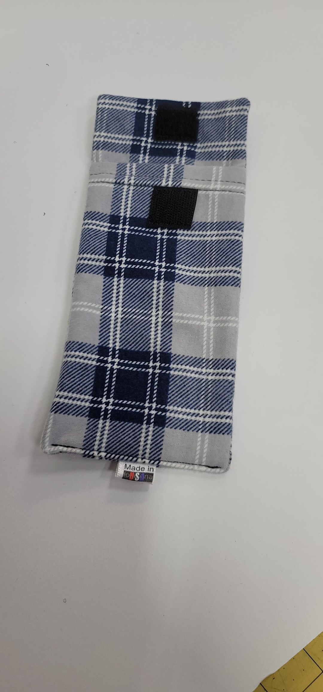 Safety Glasses Pouch, Glasses Sleeve, Blue Grey Flannel - Etsy