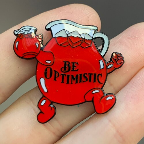 1.230mm Be Optimistic Kool Enamel Pin - Etsy