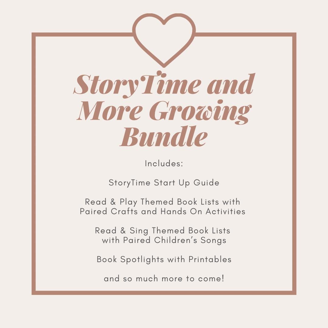 Storytime and More Growing Bundle - Etsy