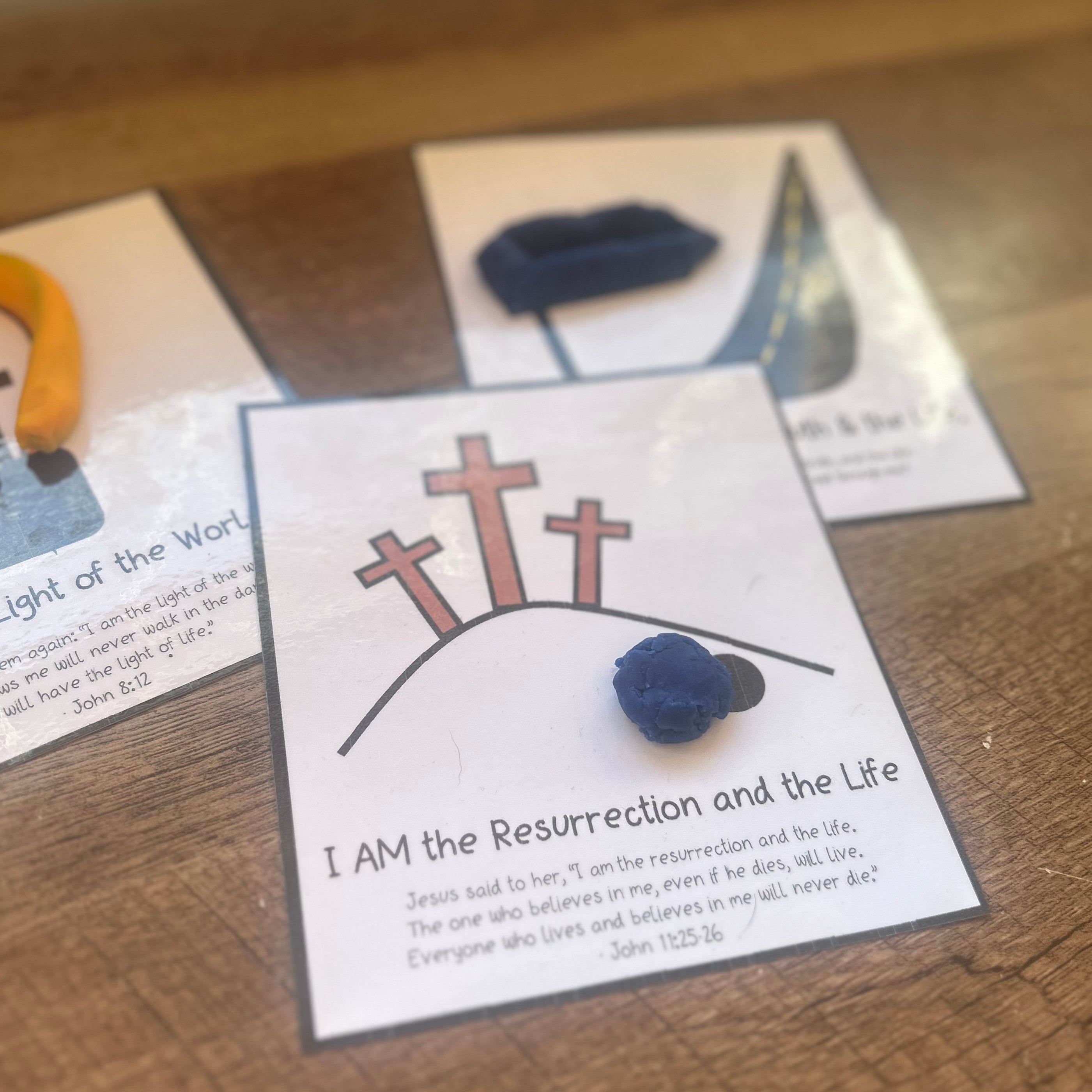 Jesus I AM Play Dough Mats - Etsy