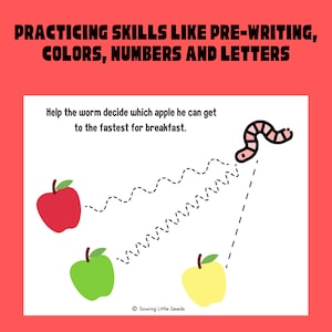 Apples - Growing With God Learn & Play Activity Set - Etsy
