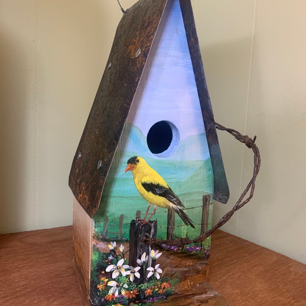 Country Birdhouse - Etsy