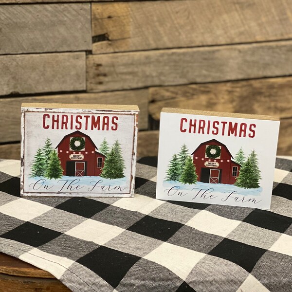 Small Christmas Sign - Etsy