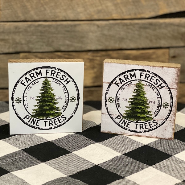 Pine Tree Sign - Etsy