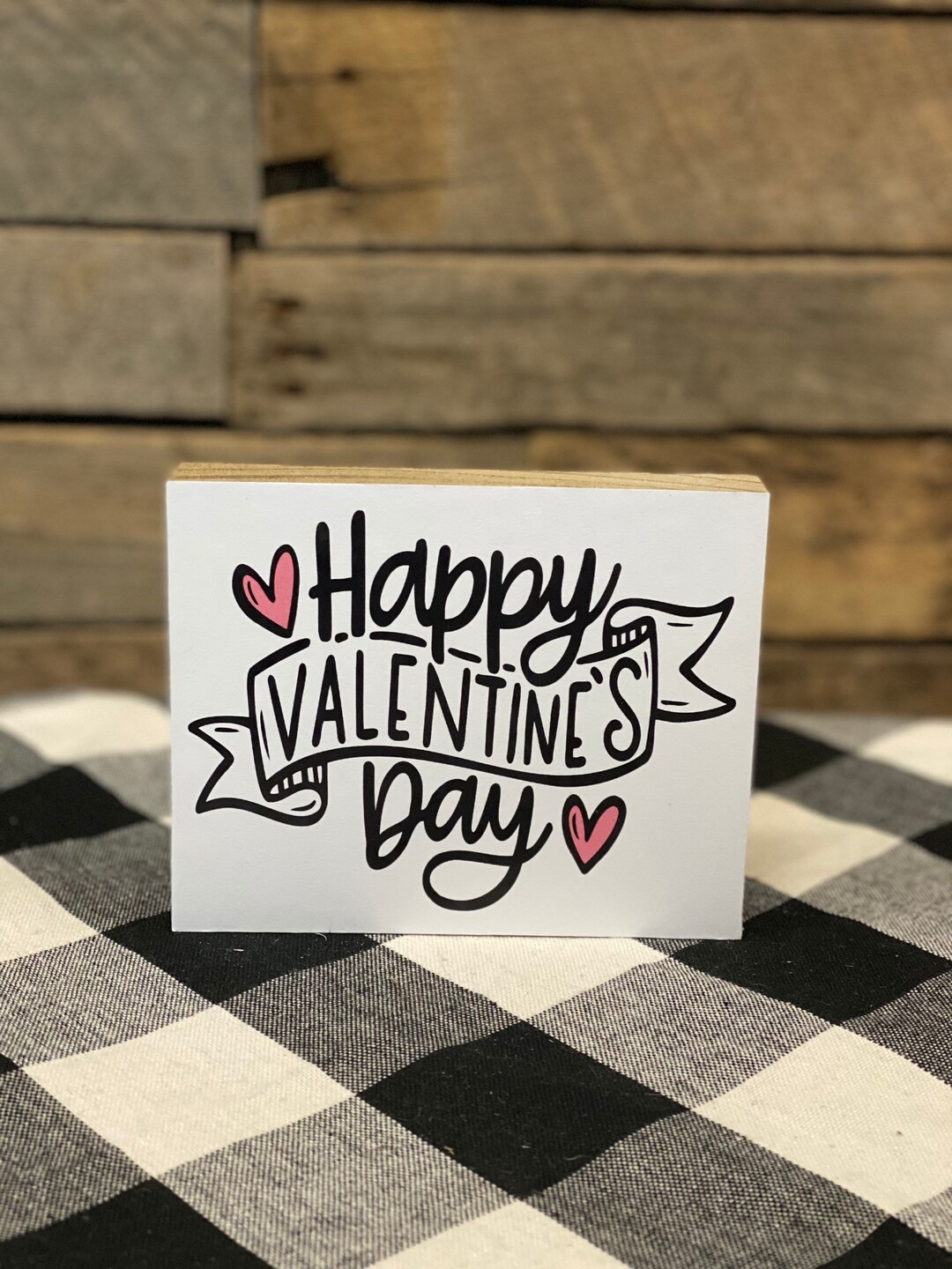 Happy Valentines Day Sign, Valentines Tiered Tray, Valentines Gift ...