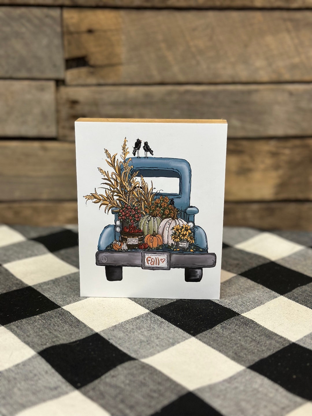 Fall Truck Sign, Farm Pumpkin Truck Sign, Country Market Sign ...