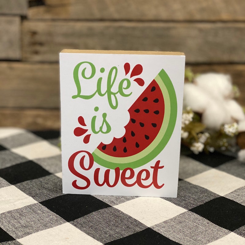 Life is Sweet Sign - Etsy