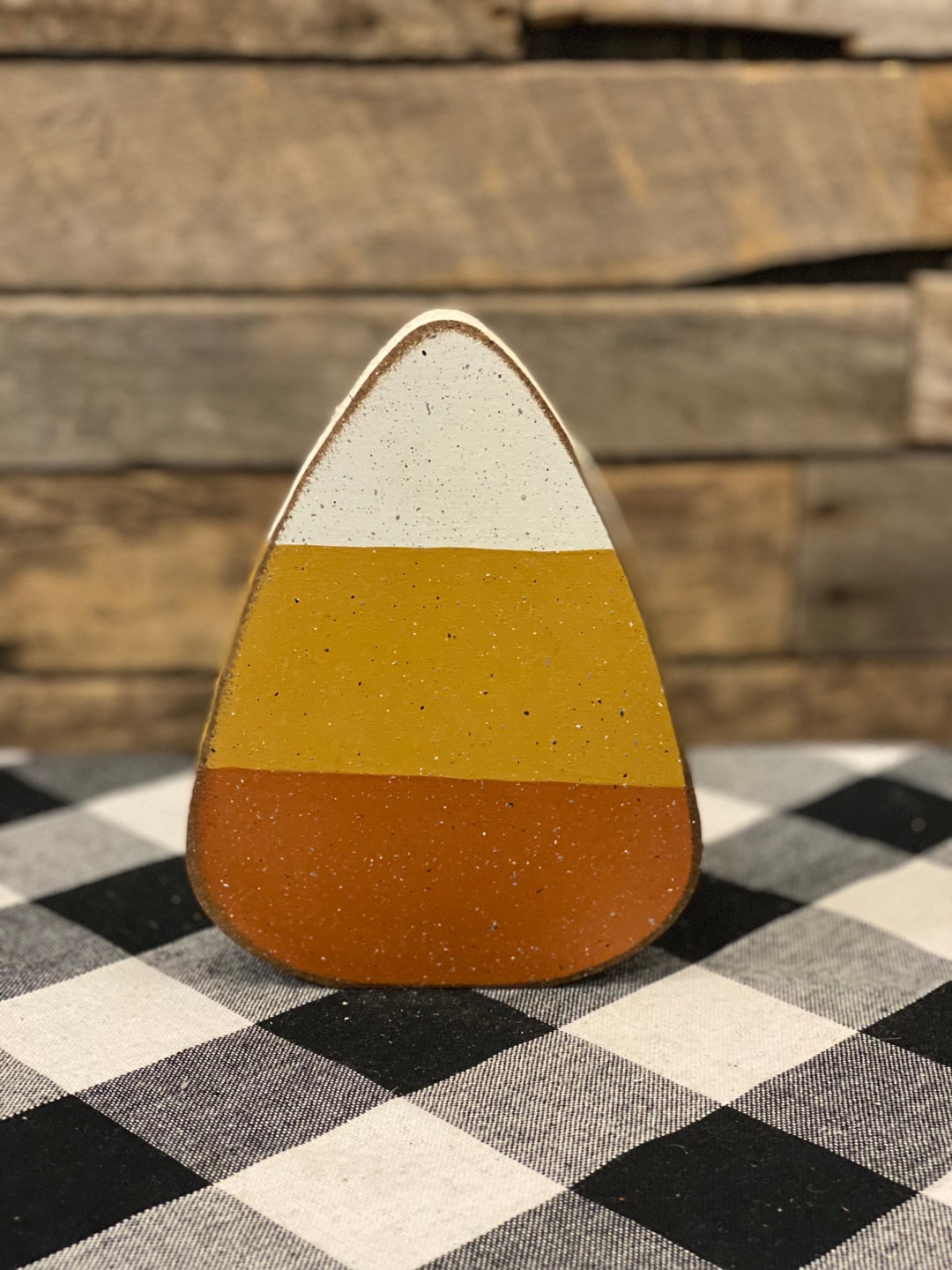 Wooden Candy Corn, Halloween Candy, Halloween Tiered Tray, Fall Decor ...