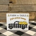 Fresh Picked Lemons Wooden Block Sign Farm to Table Lemons - Etsy