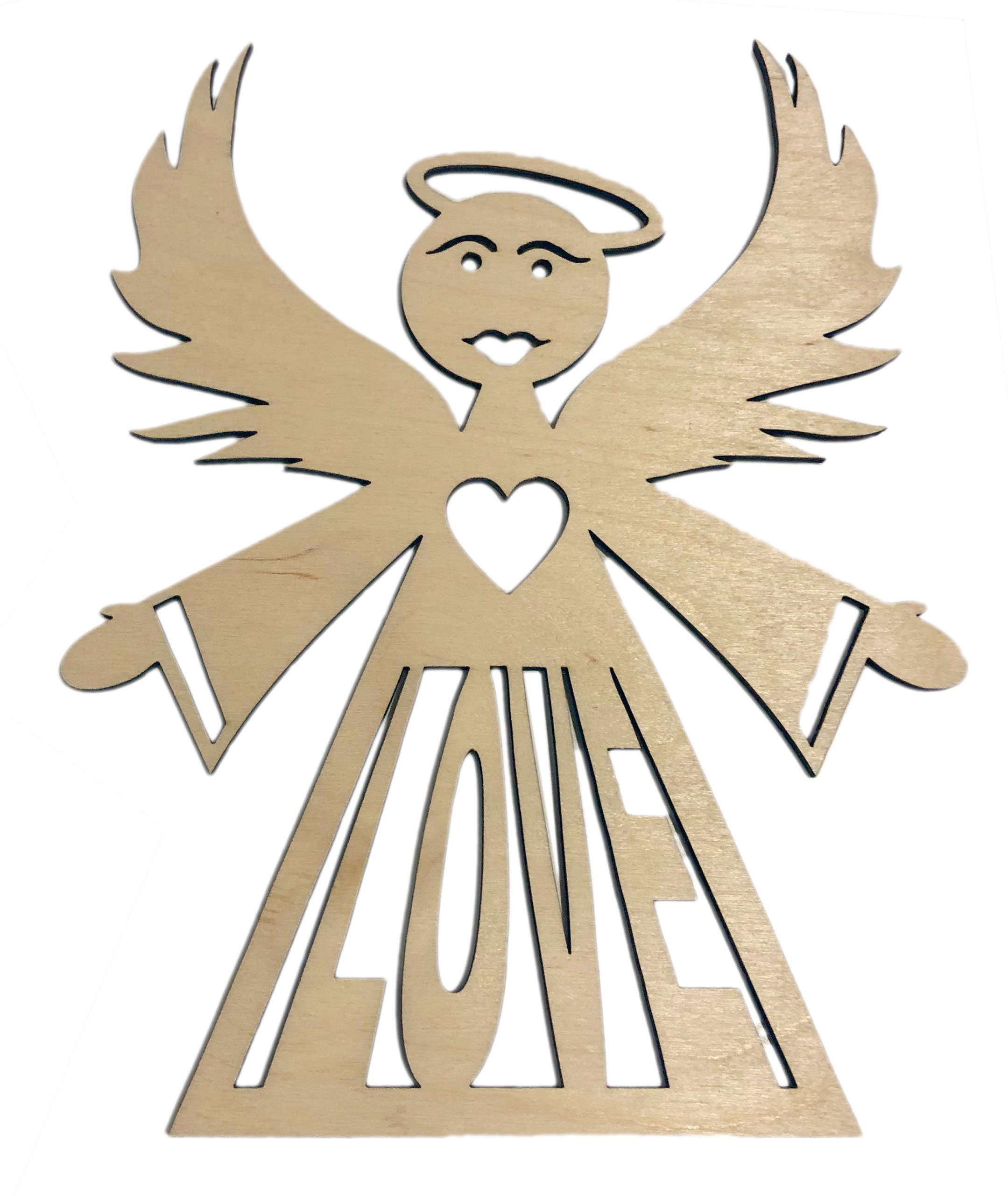 Laser Cut Angel - Etsy