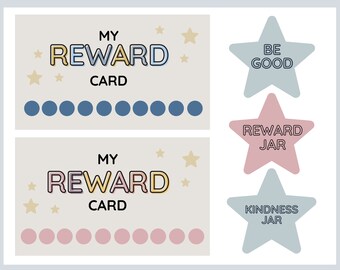 Colorful Reward Punch Card Punch Card Reward System Coupon - Etsy