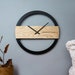 Personalized Modern Wall Clock EXOTIC Wood Silent Custom - Etsy