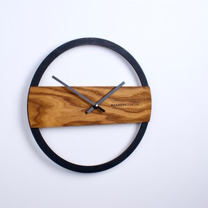 Personalized Wall Clock EXOTIC Wood Silent Custom Kitchen - Etsy