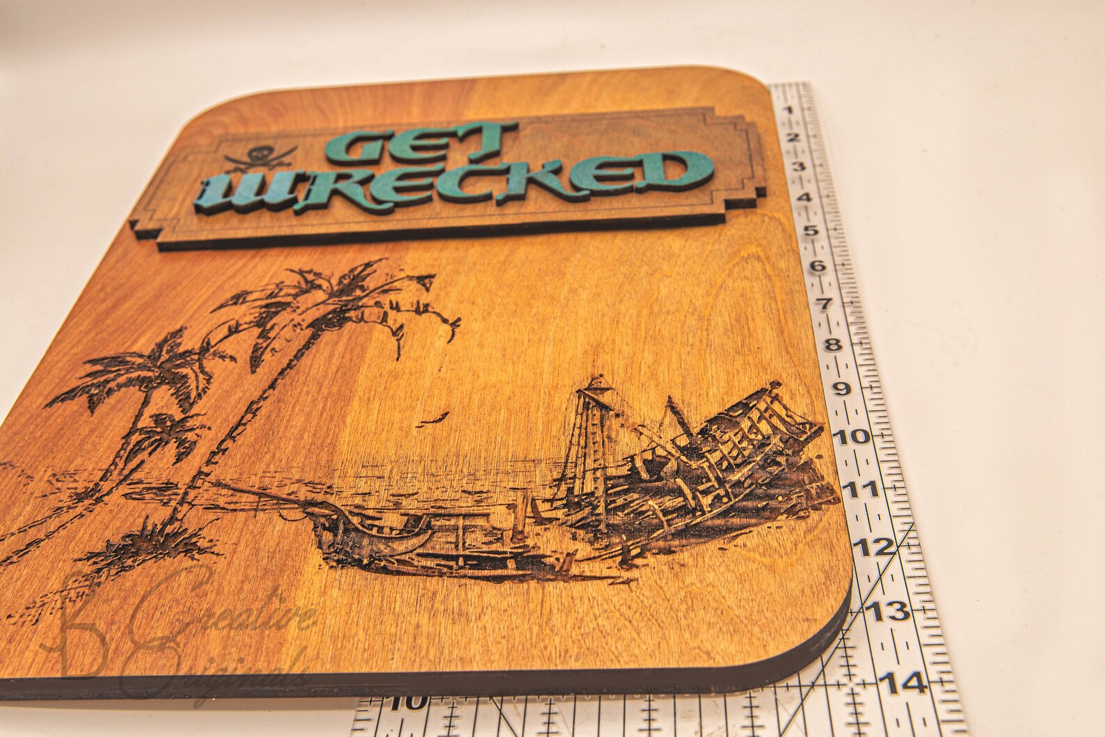 Pirate Decor / Wall Art Patio Sign Shipwreck Pirate. | Etsy