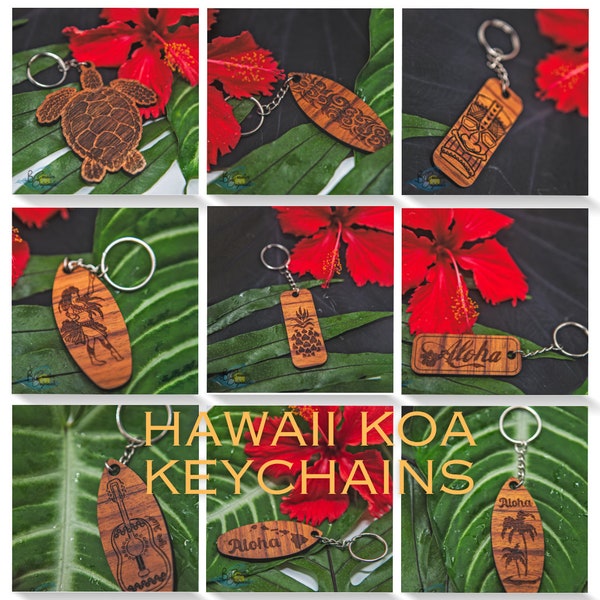 Hawaiian Keychain - Etsy