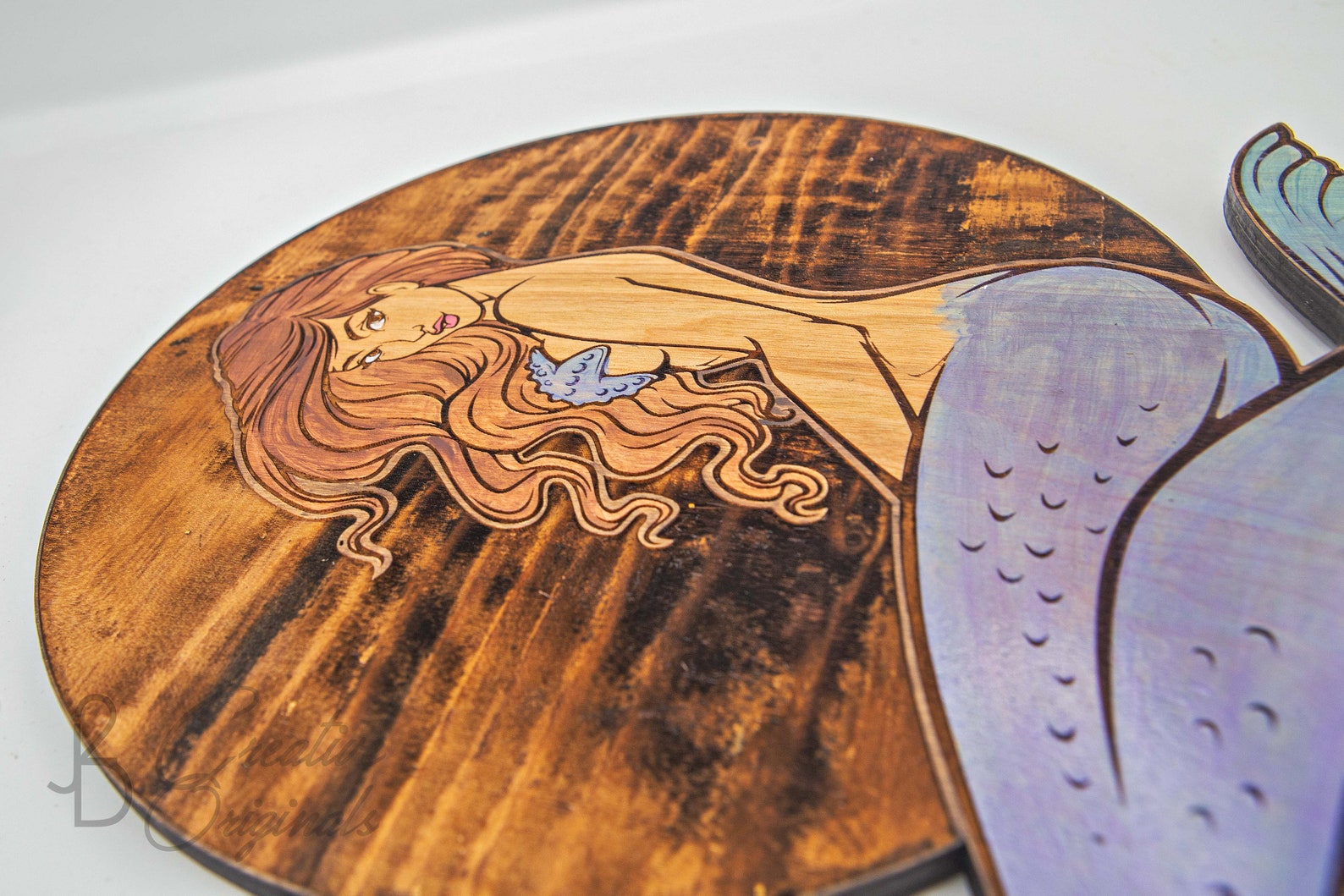 Mermaid Decor / Wall Art Custom Wood Sign Mermaid Gifts - Etsy