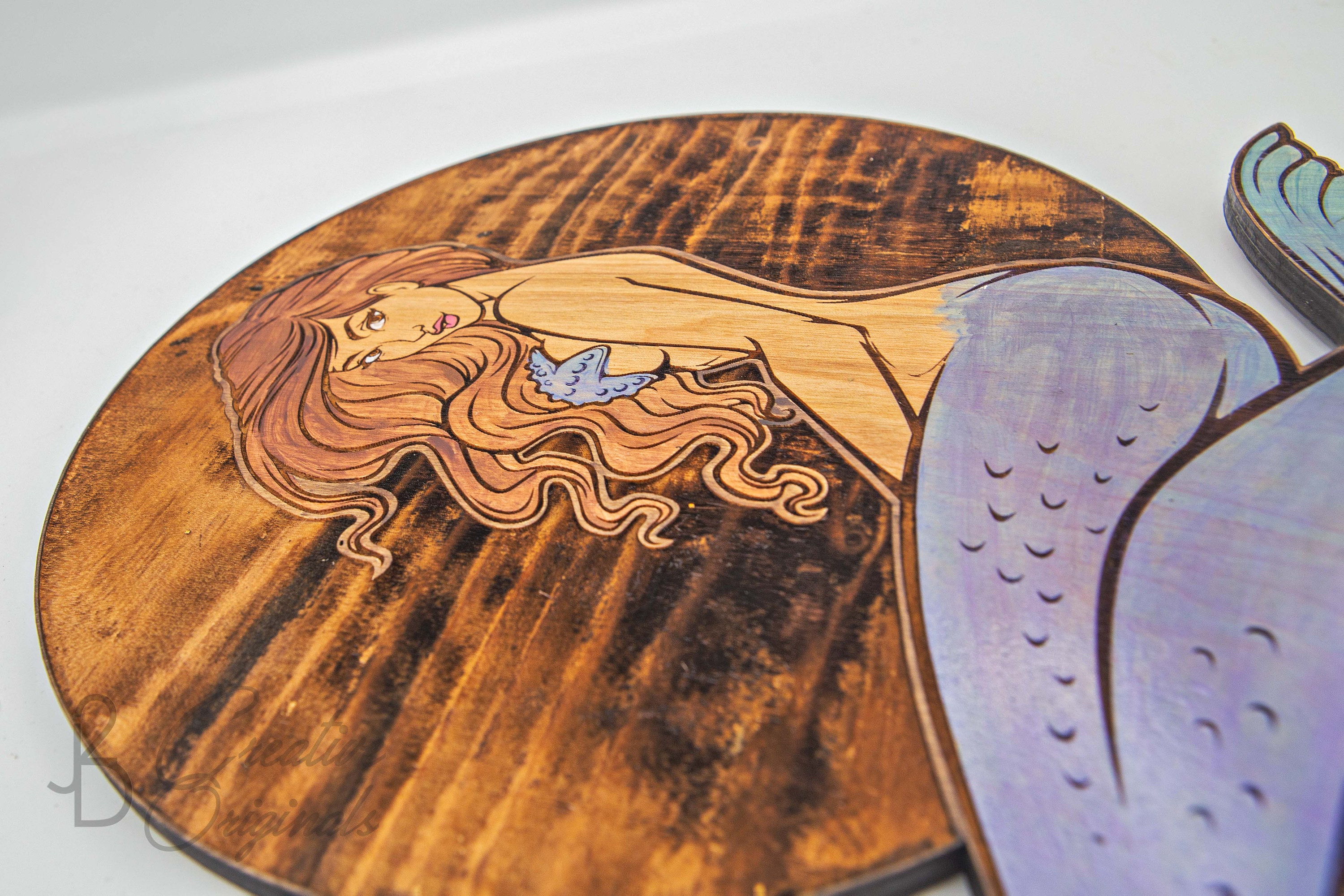 Mermaid Decor / Wall Art Custom Wood Sign Mermaid Gifts - Etsy