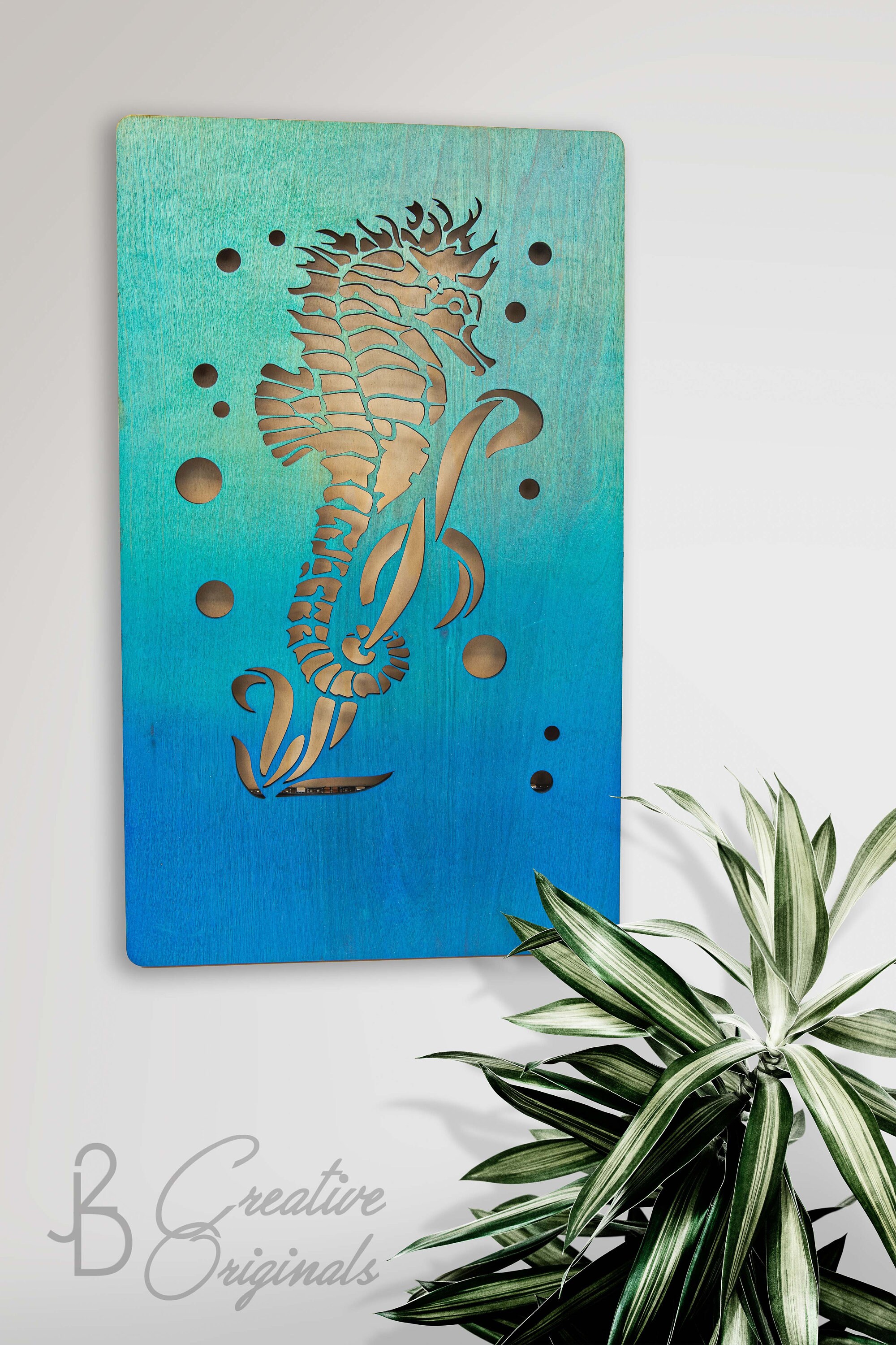 Illuminated Art Lighted Wall Decor LED Art Unique Wall Art | Etsy