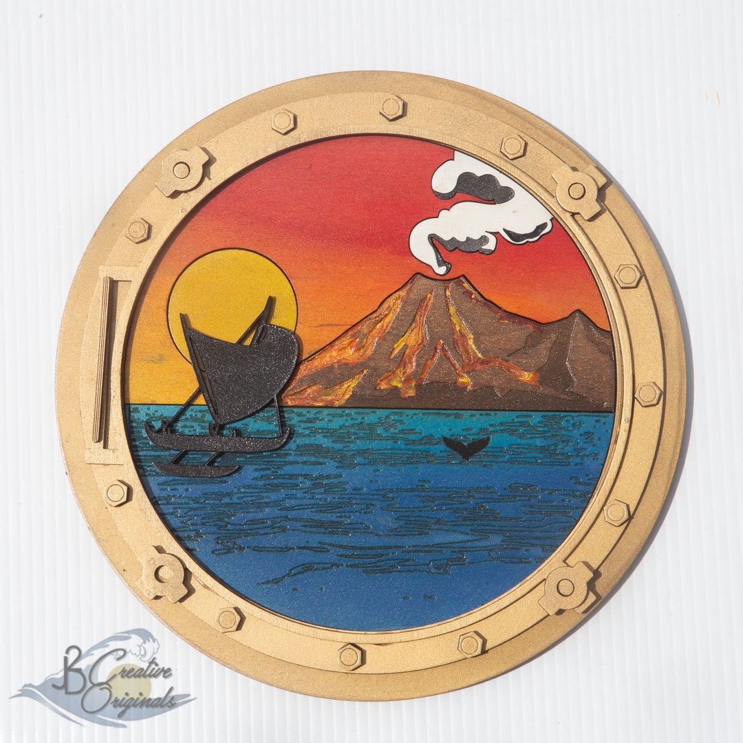Ship Decor, Ship Art, Porthole, Nautical Decor, Home Decor, Nautical ...