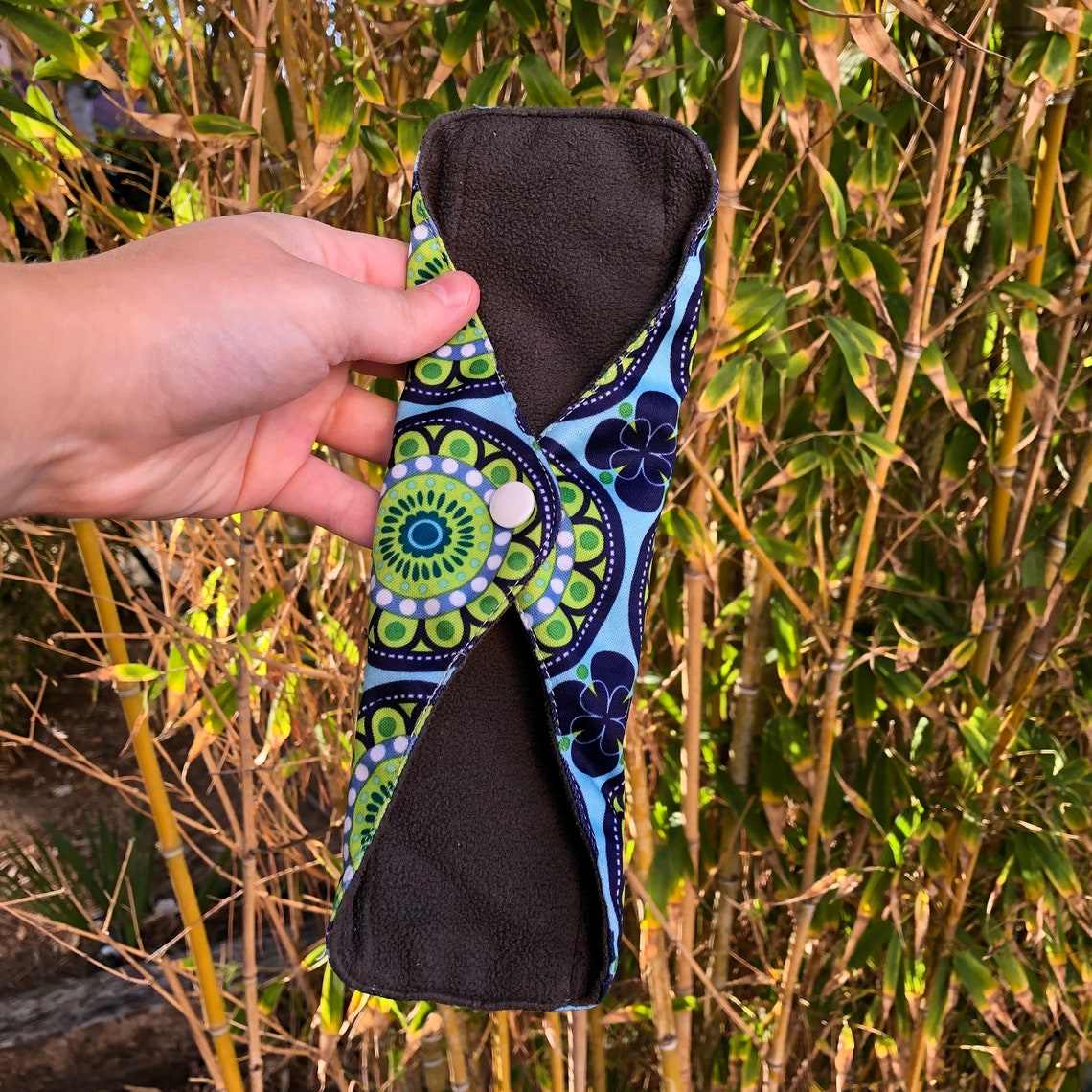 Reusable Organic Bamboo Sanitary Pads 5 Pack Cloth Pads - Etsy