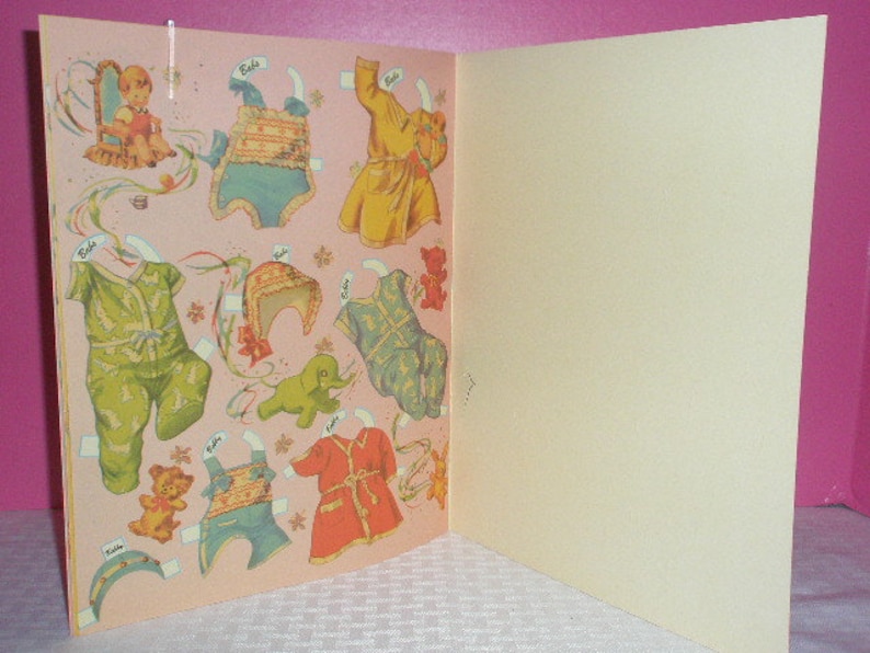 Vintage 1997 BABY LAND Paper Doll Book / Reproduction of the 1955 Baby ...