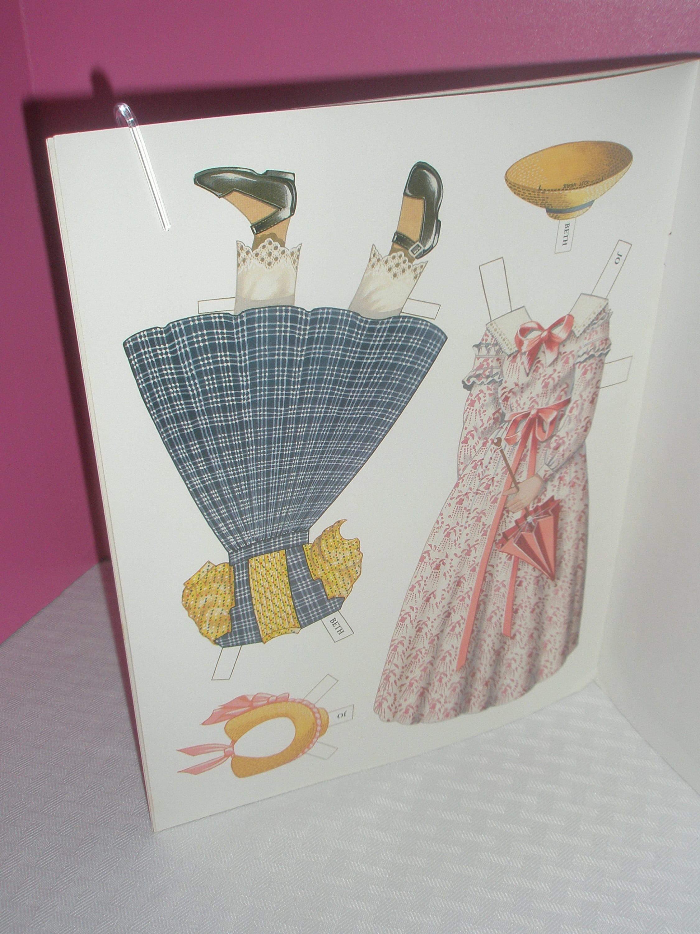 Vintage 1999 LITTLE WOMEN Paper Doll Collection From Peck Aubry / 4 Die ...