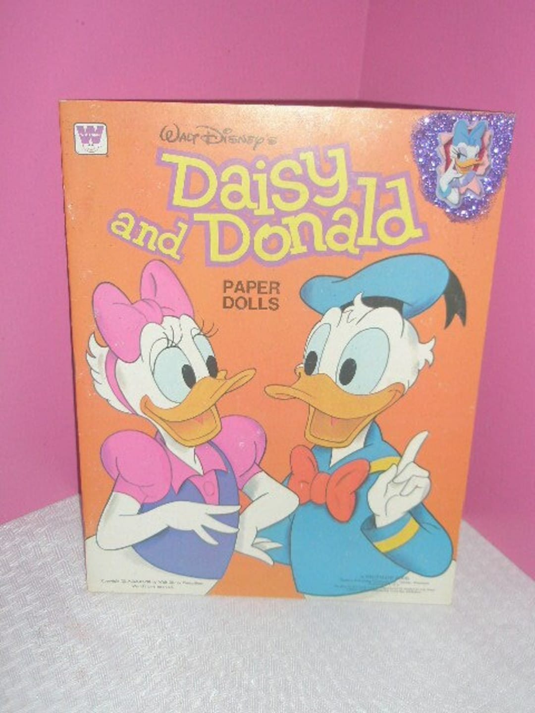 Vintage 1978 DAISY and DONALD DUCK Paper Dolls Cute Pre-cut Fashion ...