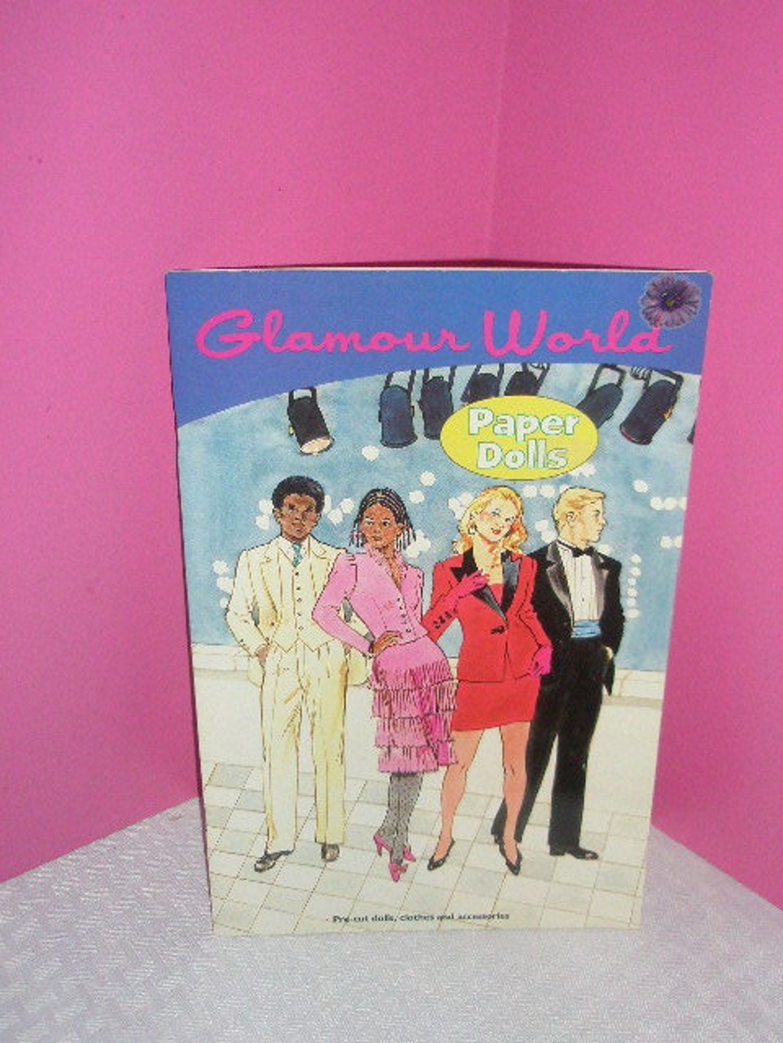 Vintage 1990 GLAMOUR WORLD Paper Dolls by Checkerboard Press - Etsy