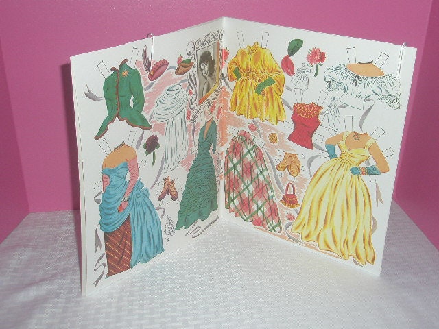 2008 AVA GARDNER Cut-out Dolls Paper Doll Book / Reproduction Print of ...