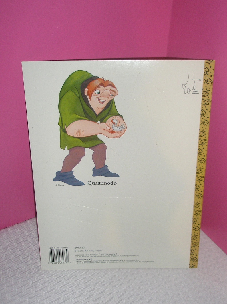 1996 Disney’s the HUNCHBACK of NOTRE DAME Paper Dolls / Esmeralda ...