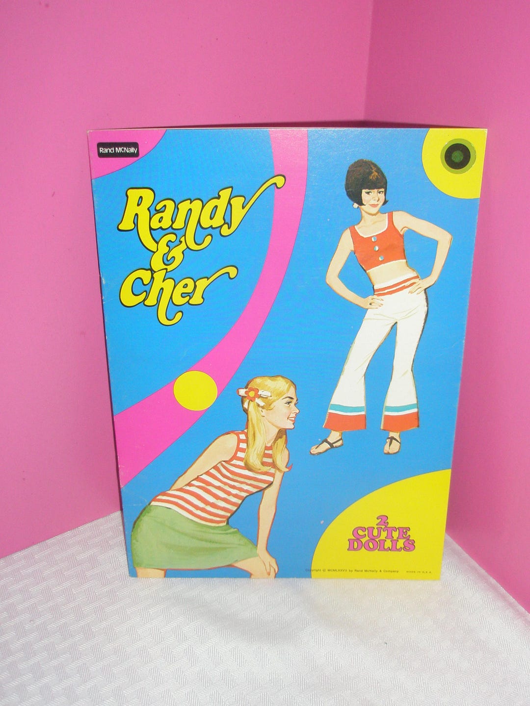 Vintage 1977 RANDY & CHER Paper Dolls / With Cute 1960’S Fashions to ...