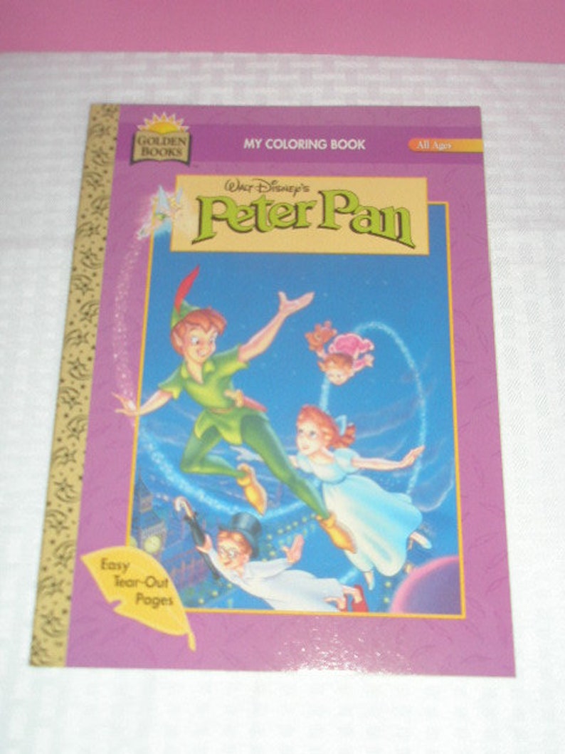 Vintage 1996 / 1997 Disney’s PINOCCHIO & PETER PAN Coloring Books by ...