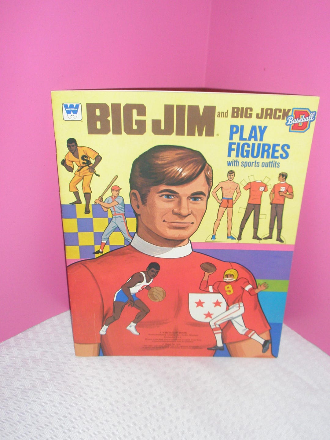 Vintage 1976 Big JIM and Big JAKE Play Figures With Sports Outfits Cut ...