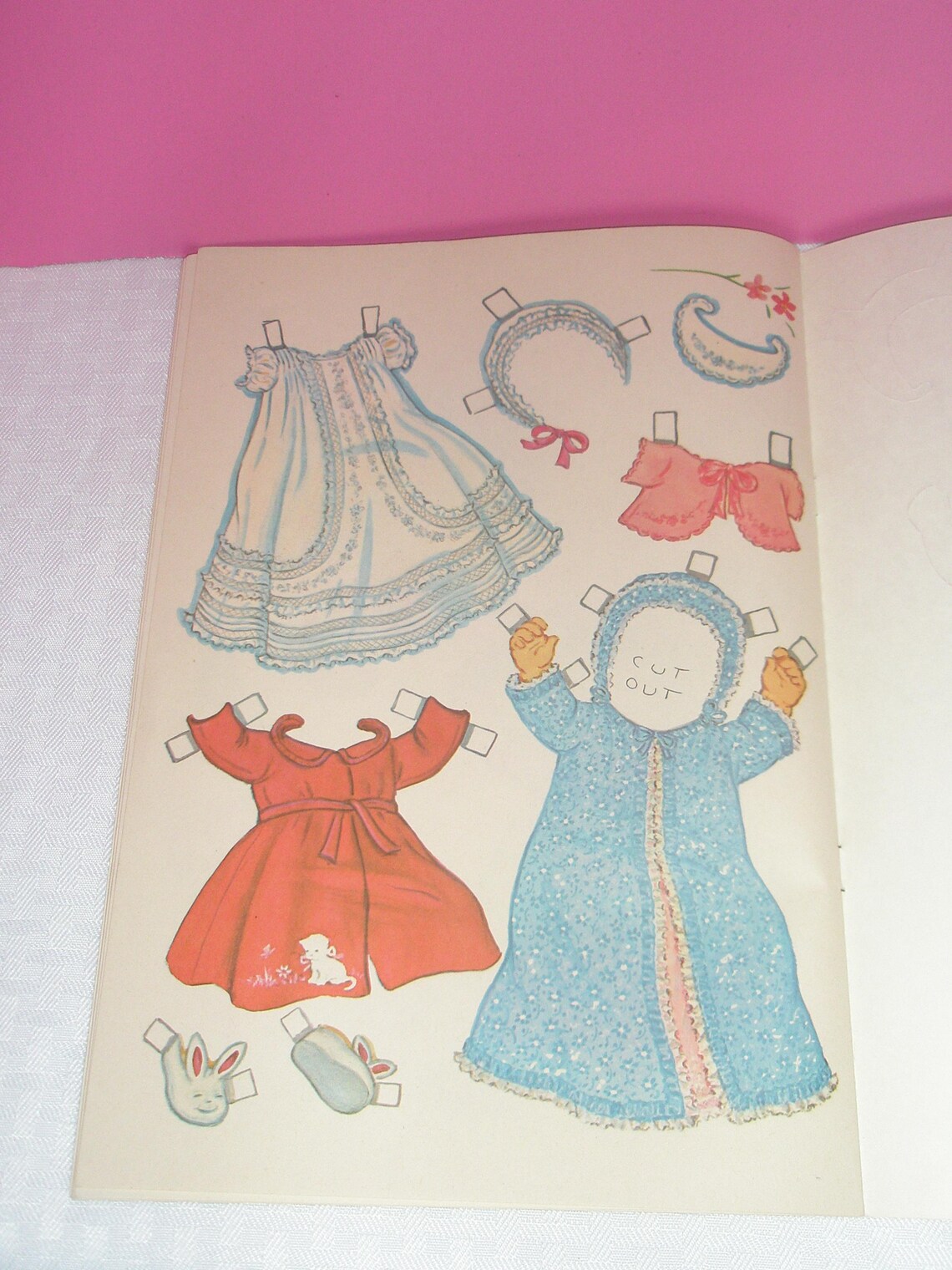 Vintage 1974 My Very Own BABY DOLL Paper Doll Book to Dress and Care ...